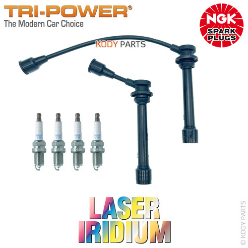 TRI-POWER LEADS & NGK PLUGS - for Suzuki Jimny SN413 1.3L M13AA (2005-6 ...