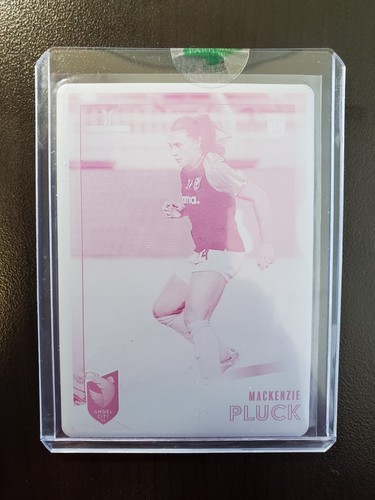 2023 Parkside NWSL Vol. 2 - MACKENZIE PLUCK, 1/1 RED PRINTING PLATE ...