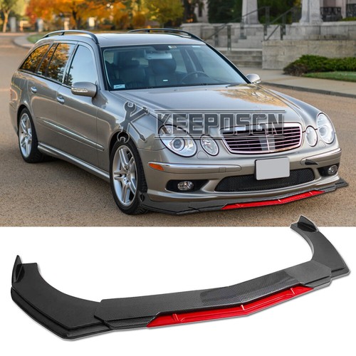 For Mercedes Benz E55 E63 AMG W211 Front Bumper Lip Splitter Spoiler ...