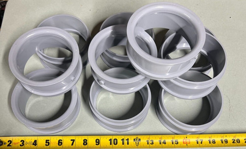 Lot of 10) 4" PVC End Bell Conduit Fitting Cantex 5144012 Gray Easy ...