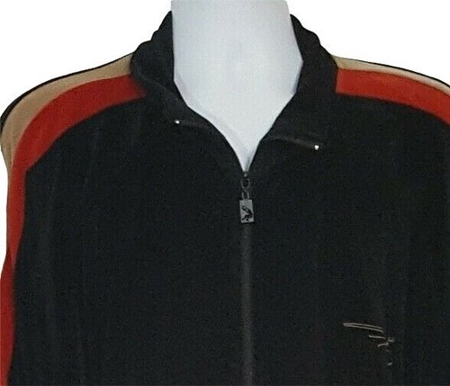 SHAQ Shaquille O'Neil Velour Track Sweat Jacket Men's Size L Full Zip ...