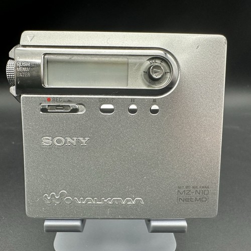 SONY MZ-N10 NET MD WALKMAN Silver Tested Working Main unit only | eBay