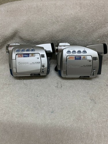 Lot of 2 Canon ZR65 ZR 65 MC MiniDv Stereo NTSC Camcorders | eBay