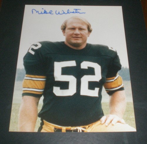 PITTSBURGH STEELERS MIKE WEBSTER AUTOGRAPHED SIGNED 8x10 PHOTO w/COA | eBay