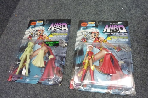 Lot of 2 Bill Maus' Nira X Cyber Action Figure with Detachable Cape | eBay