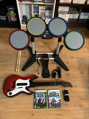 Rock Band Guitar Xbox 360 for sale | eBay