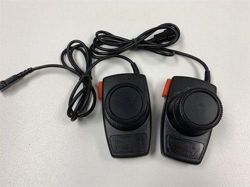 Lot of 2 - Atari 2600 Driving Racing Wheel Controller Pair Tested ...