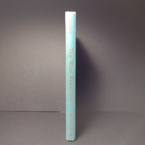 The Nien Rebellion By Siang-Tseh Chiang - 1954 Hardcover - Ex Libris F ...