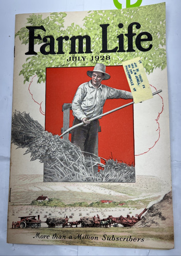 Antique Vintage Farm Life Magazine July 1928 Advertising Farming ...