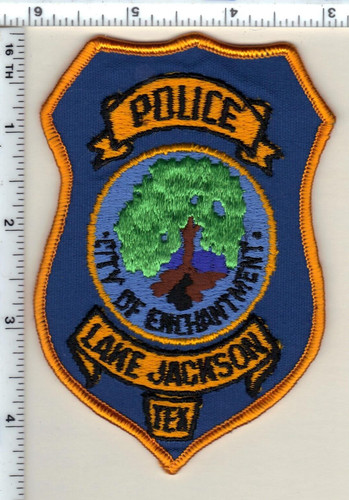 Lake Jackson Police (Texas) Shoulder Patch | eBay