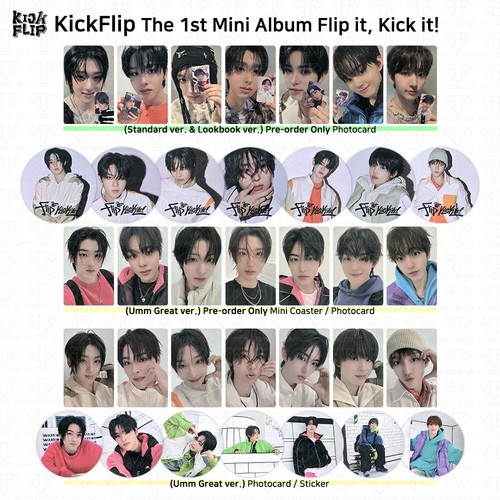KickFlip The 1st Mini Album Flip it, Kick it! Umm Great ver Official ...
