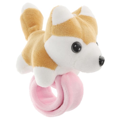 Kids Slap Bracelets Toy Soft Animal Snap Wrist Bands Furry Wristband ...