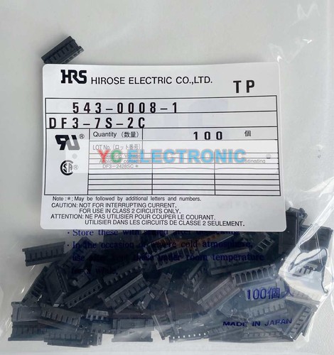 100pcs/pack New Connector DF3-7S-2C Plastic Shell 7PIN 2.0mm Pitch | eBay