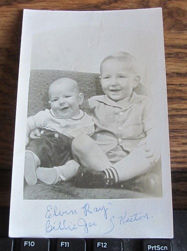 3 1/2" x 5 1/2" Photo Picture Illinois Southern IL Salem Elvin & Billy ...