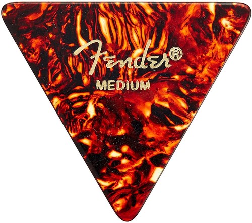 FENDER 355 SHAPE TRIANGLE PICKS IN MEDIUM 3,6,12 OR 24 (FREE-SILVER ...