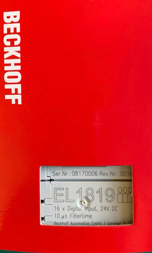 1pcs Beckhoff EL1819 Module | eBay