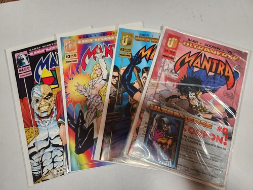 Mantra #1 (Sealed w/Card) - 4 (Lot of 4) Ultraverse Malibu Comics 1993 ...
