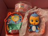 FIBI frog 🐸 Cry Babies Magic Tears Mini Doll Bottle House .. Opened but ...