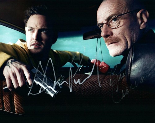 Aaron Paul Bryan Cranston autographed 8x10 Photo signed Picture pic and ...