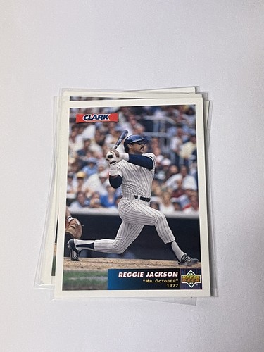 1993 Upper Deck Reggie Jackson Clark Singles You Pick | eBay