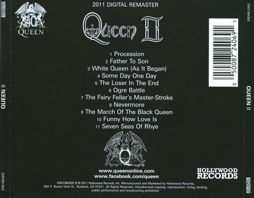 QUEEN - QUEEN II [DELUXE REMASTERED VERSION] NEW CD 50087240691| eBay