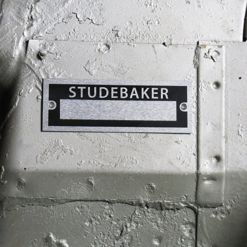 Studebaker Custom ID Data plate Serial Number Tag 289 R-3 V8 Regal Lark ...
