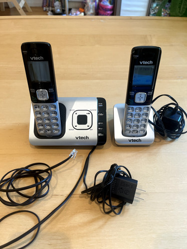 Vtech CS6729-2 Cordless Phone Answering System CallerID Call Waiting 2 ...