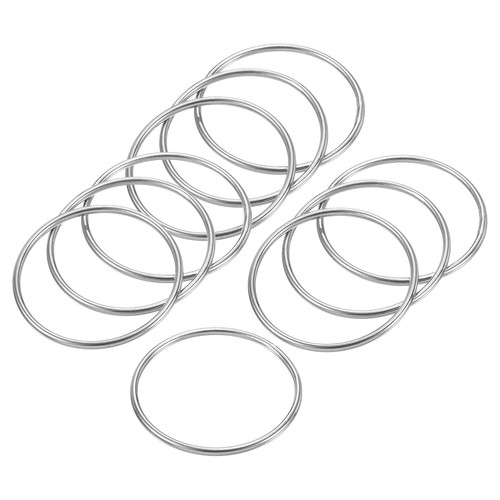 50mmx57mm Dia Metal O Ring Stainless Steel Seamless Welded O-Ring for ...