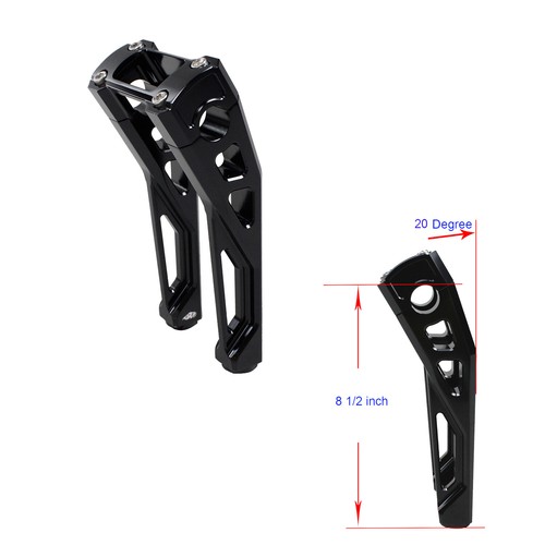 1" Bar Pullback Risers for Harley Softail Standard Low Rider ST Street ...