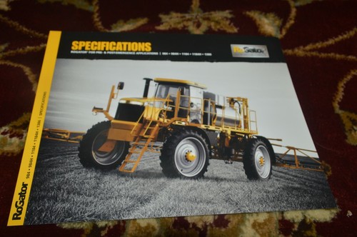 Rogator 984 984H 1184 1184H 1386 Sprayer Brochure FCCA | eBay