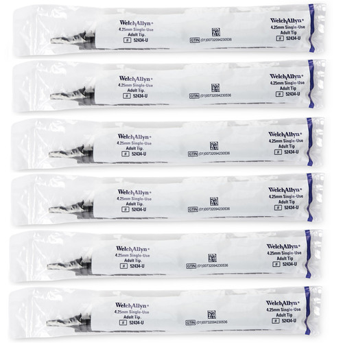 Welch Allyn Ear Speculum Set Round Tip Plastic 4.25mm, Qty 204pcs - 6 ...