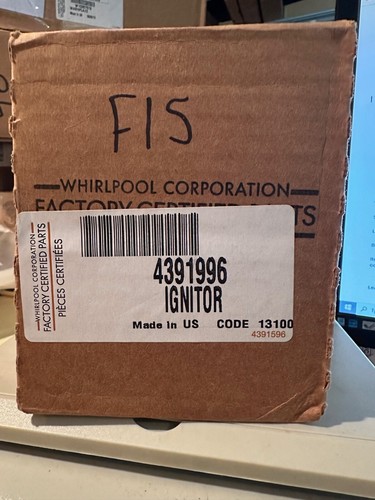 4391996 NEW Gas Dryer Flat Igniter for Whirlpool, Maytag, OEM PART NOT ...