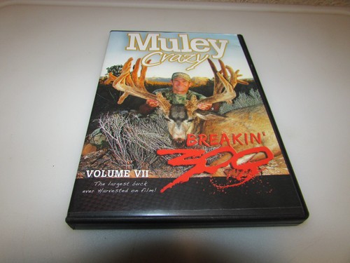 Muley Crazy Breakin' 300 Volume VII Buck Hunting DVD Disc Great Shape ...