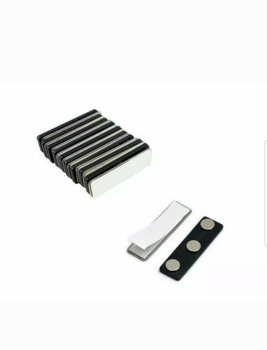 Magnetic Name Badge Name Tag holder - Magnet Holder Sets of 10 SELLING ...