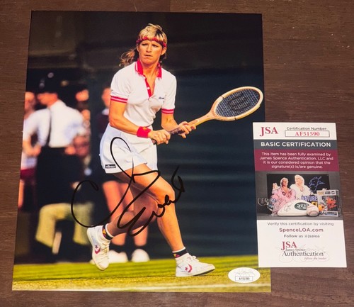 Chris Evert Signed Autographed 8x10 Photo Tennis Champion JSA N | eBay