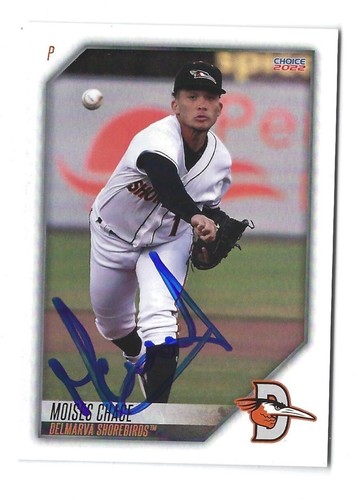 2022 Delmarva Shorebirds Team Set Card In Person Signed Moises Chace ...