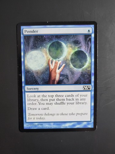 MTG Card - Ponder - Magic 2012 (73/249) Regular - Common - NM | eBay