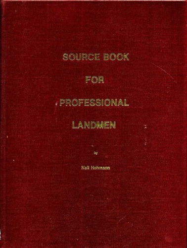 Source book for professional landmen | eBay