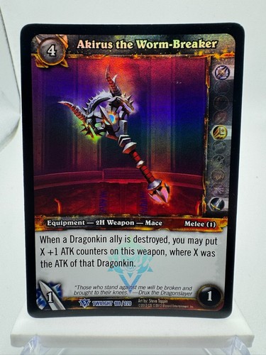 World of Warcraft TCG Foil Promo Twilight of the Dragons Akirus the ...