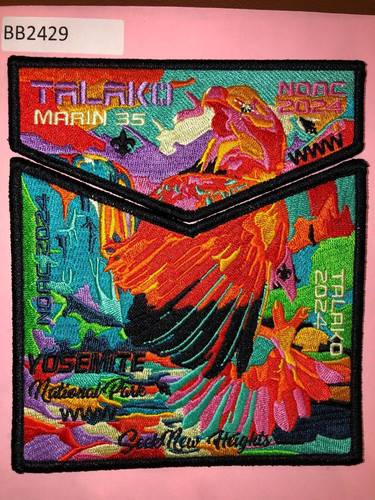 Boy Scout OA Flap Set Talako Lodge 35 Marin Council 2024 NOAC | eBay