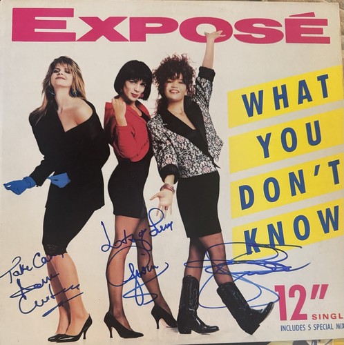 Expose Band Signed Autographed Lp Album 12'What You Don't Know ...