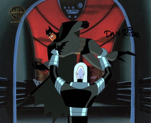 New Batman Adventures-Original Cel-Mr Freeze/Batman-Cold Comfort-Signed ...