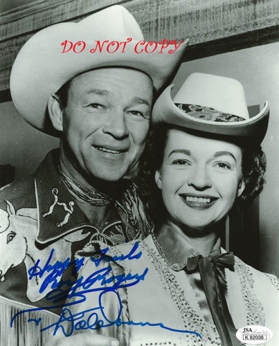 ROY ROGERS & DALE EVANS AUTOGRAPHED PICTURE SIGNED 8X10 PHOTO REPRINT ...