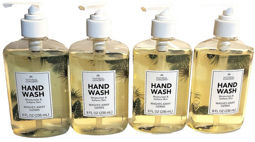 4-Pack Natural Concepts Hand Wash Soap Moisturizers & Softens Skin 8 fl ...