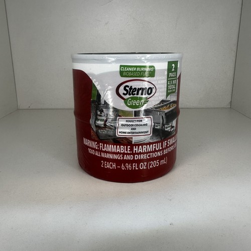 Chafing Fuel Sterno GREEN Canned Heat 4.5 Hour Burn Time 2 Cans | eBay