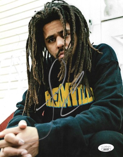 J. Cole Signed Autograph 8x10 Photo JSA COA Rapper Forest Hills Drive ...