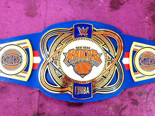 New York Knicks NBA WWE Championship Legacy Title Belt Adult Size 4MM ...