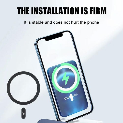 Metal Adhesive Sticker Rings for iphone and Android Case Kit Converter ...