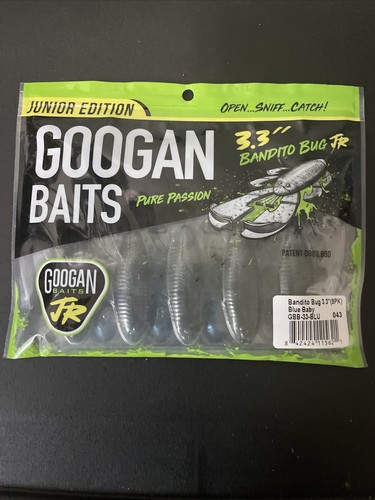 Googan Bandito Bug 3.3'' - Blue Baby Qty: 9 Baits | eBay