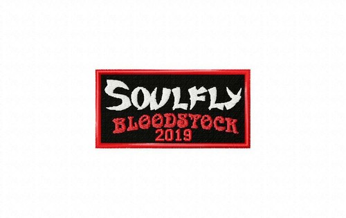 Soulfly Bloodstock 2019. Souvenir Embroidered Cloth Patch | eBay